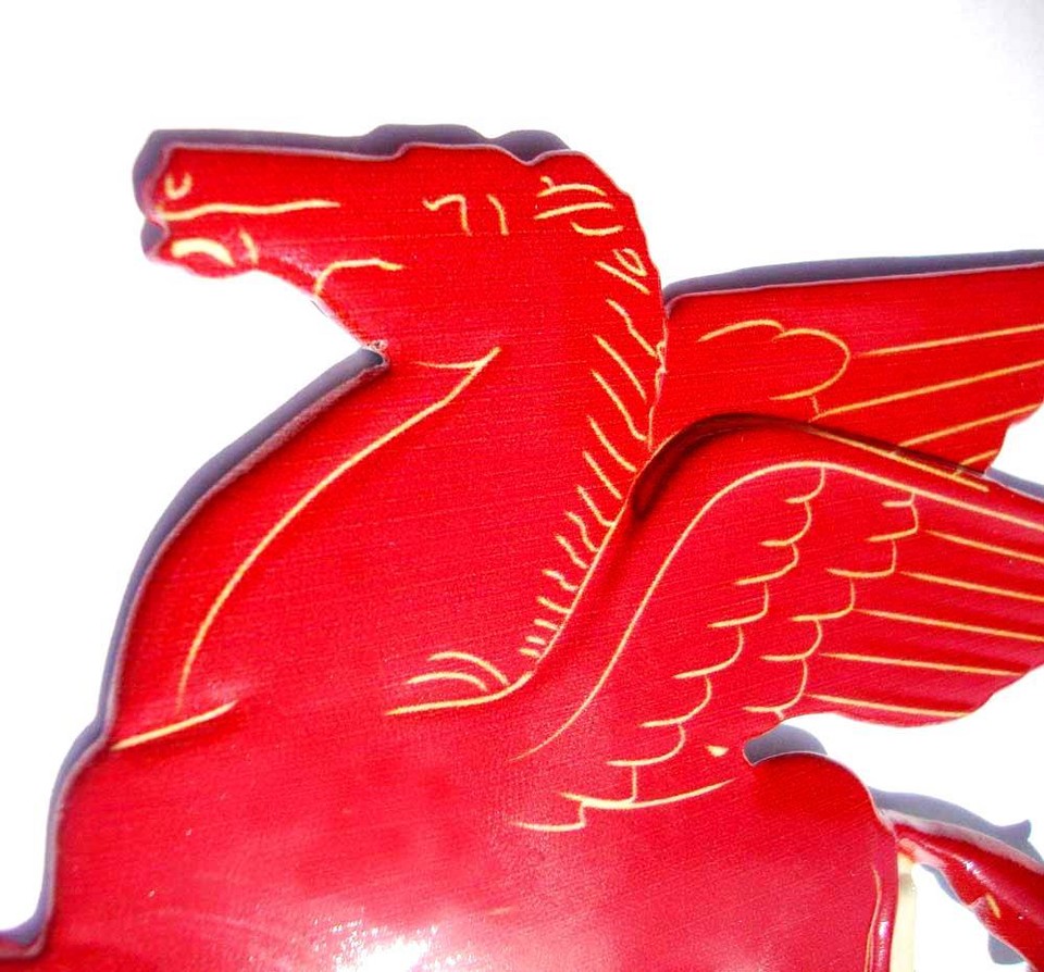 Pegasus Drive Safely Licence Topper Mobil Pegasus Oil Hot Rod VW Rat ...