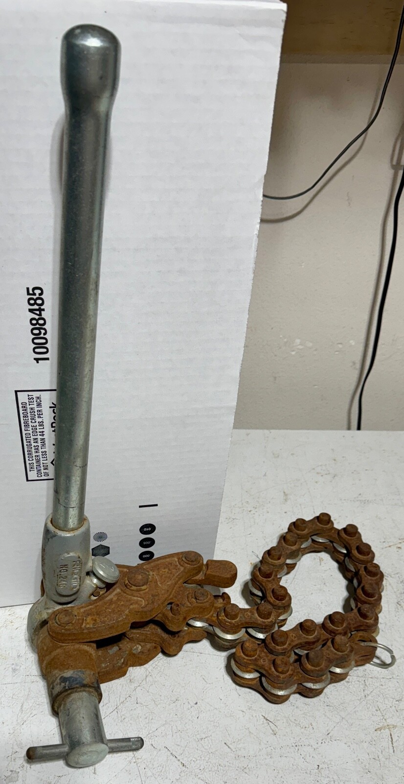 Ridgid 246 Soil Chain Pipe Cutter 1 1/2"-6" Ratcheting Action Handle ...