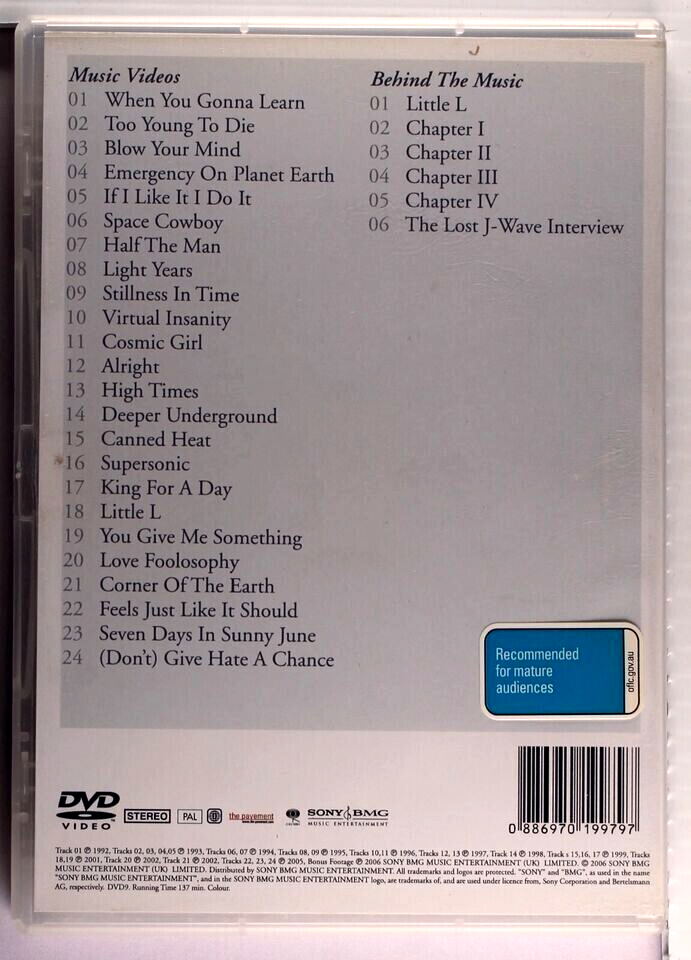 Jamiroquai - High Times - Singles 1992-2006 (DVD) 0/All (Region Free ...