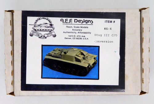 AEF Designs Stug III A/B & CD KG-6 Model Kit Conversion German SPG WWII ...