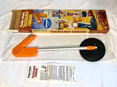 Vintage Radio Shack Treasure Finder Metal Detector 70's Box Papers ...