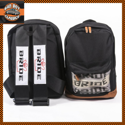 Bride JDM Style Motorsport Backpack Bag Rucksack Racing Harness Straps ...