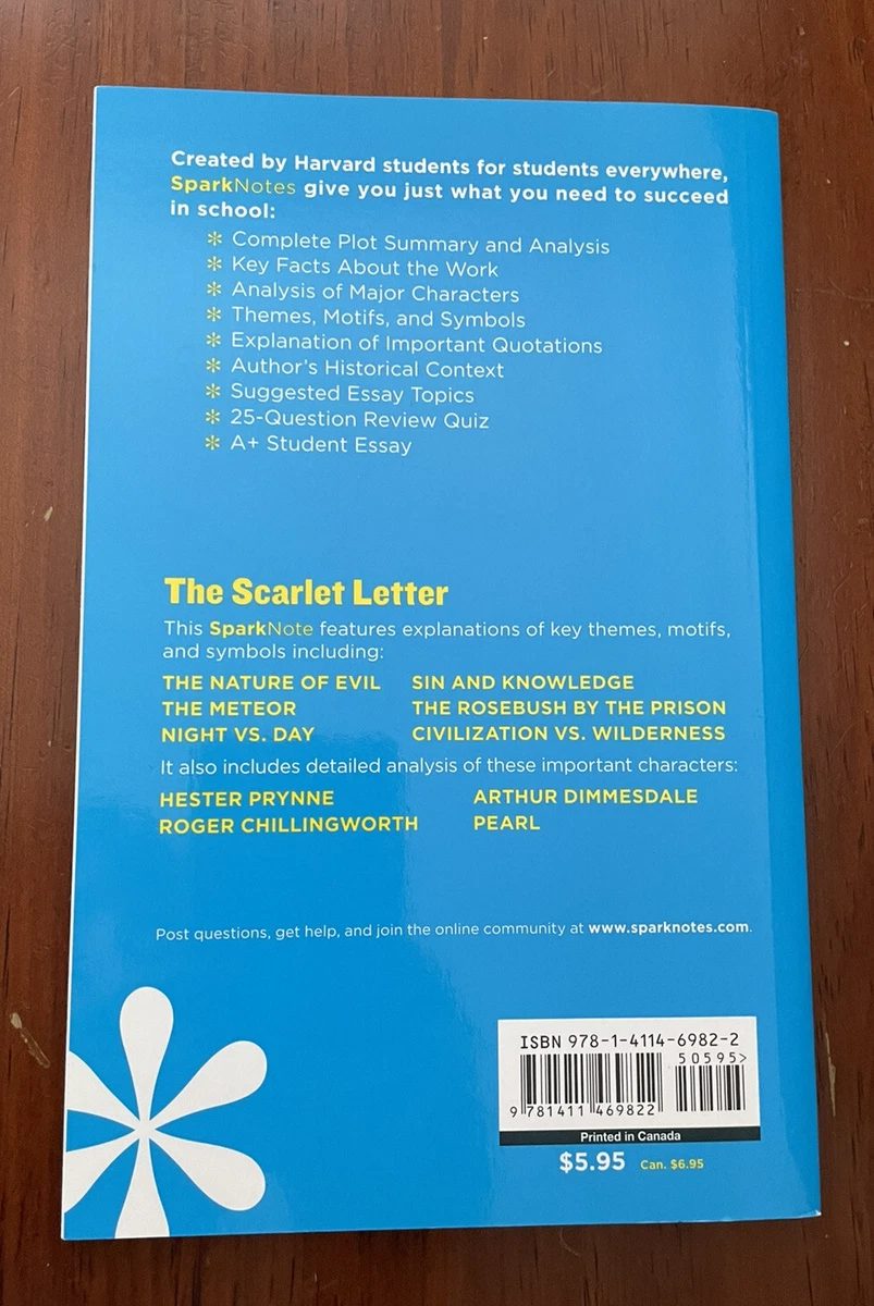 Modern Translation Sparknotes Scarlet Letter