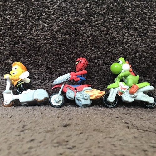 Honey Nut Cheerios Yoshi Spider-Man Scooter Toy Lot Bike Motorcycle | eBay