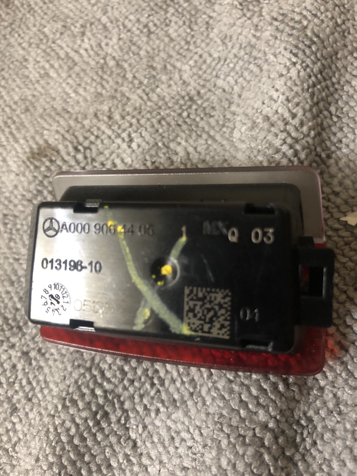 MERCEDES-BENZ GLE W167 Lower Door Paneling Interior Lamp A0009064405 ...