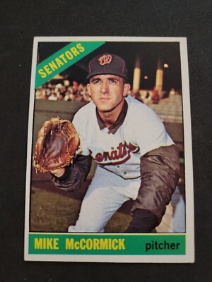 1966 Topps Mike McCormick Washington Senators #118 C4 | eBay