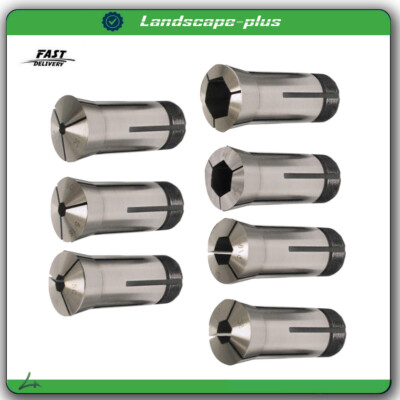 7PC 5C Hex. Collet Set 1/4", 5/16", 3/8", 1/2", 5/8", 3/4", 7/8" 0 ...