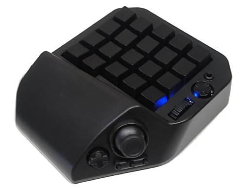 MH-Device MH-Delta 41-Key One-Handed Gaming Keyboard with Joystick and ...