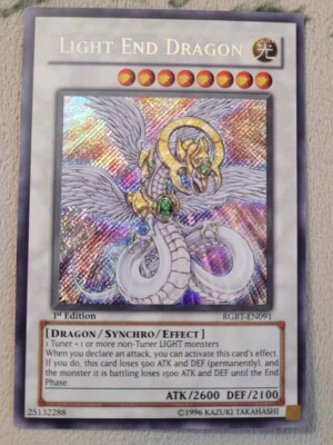 Light End Dragon RGBT-EN091 Secret Rare 1st Edition Yugioh NM | eBay
