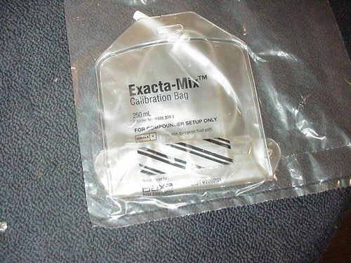 Three (3) Baxa H938 371 3 Exacta-Mix Calibration Bag 250 ML Compounder ...