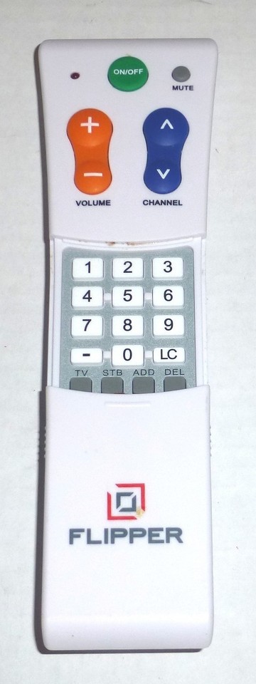 Flipper Big Button Universal TV Remote For Seniors V. 12 (No Batteries ...