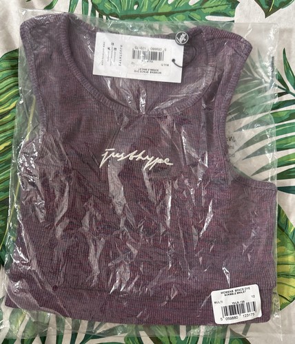 Just Hype Women's Bralet Size 12 Space Dye Purple BNWT Never Been ...