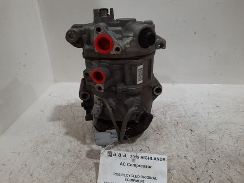 Air Conditioning, Ac, A/C Compressor 2019 Highlander Sku#4144950 | eBay