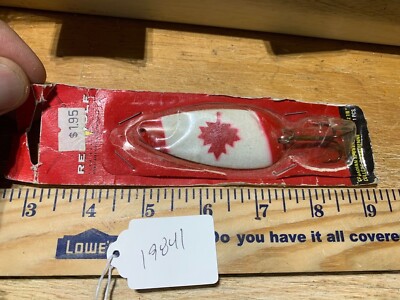 Red Wolf Canadian Spoon fishing lure (lot#19841) | eBay