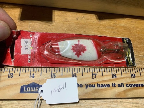 Red Wolf Canadian Spoon fishing lure (lot#19841) | eBay