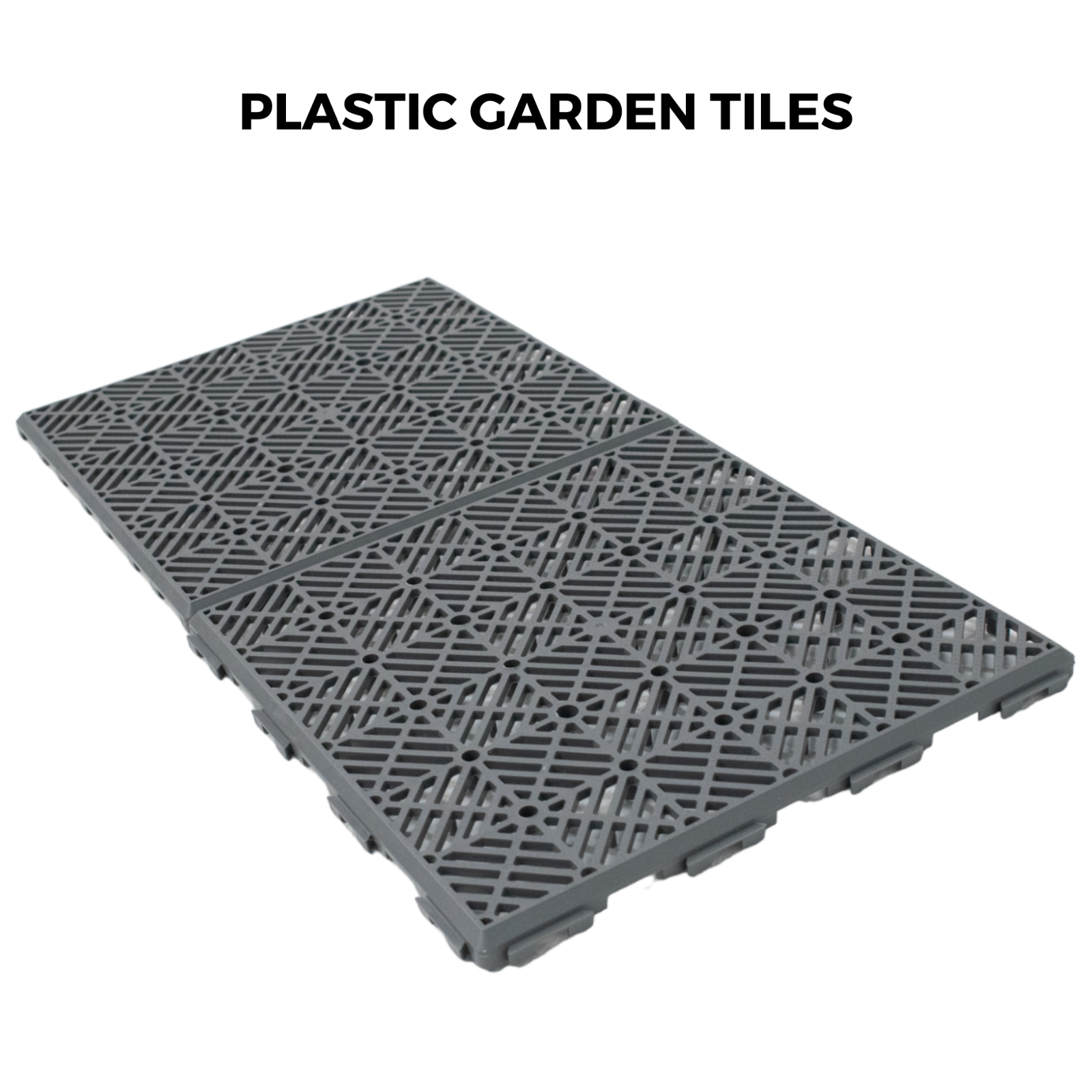 Non-Slip Path Interlocking Plastic Weatherproof Garden Floor Patio ...