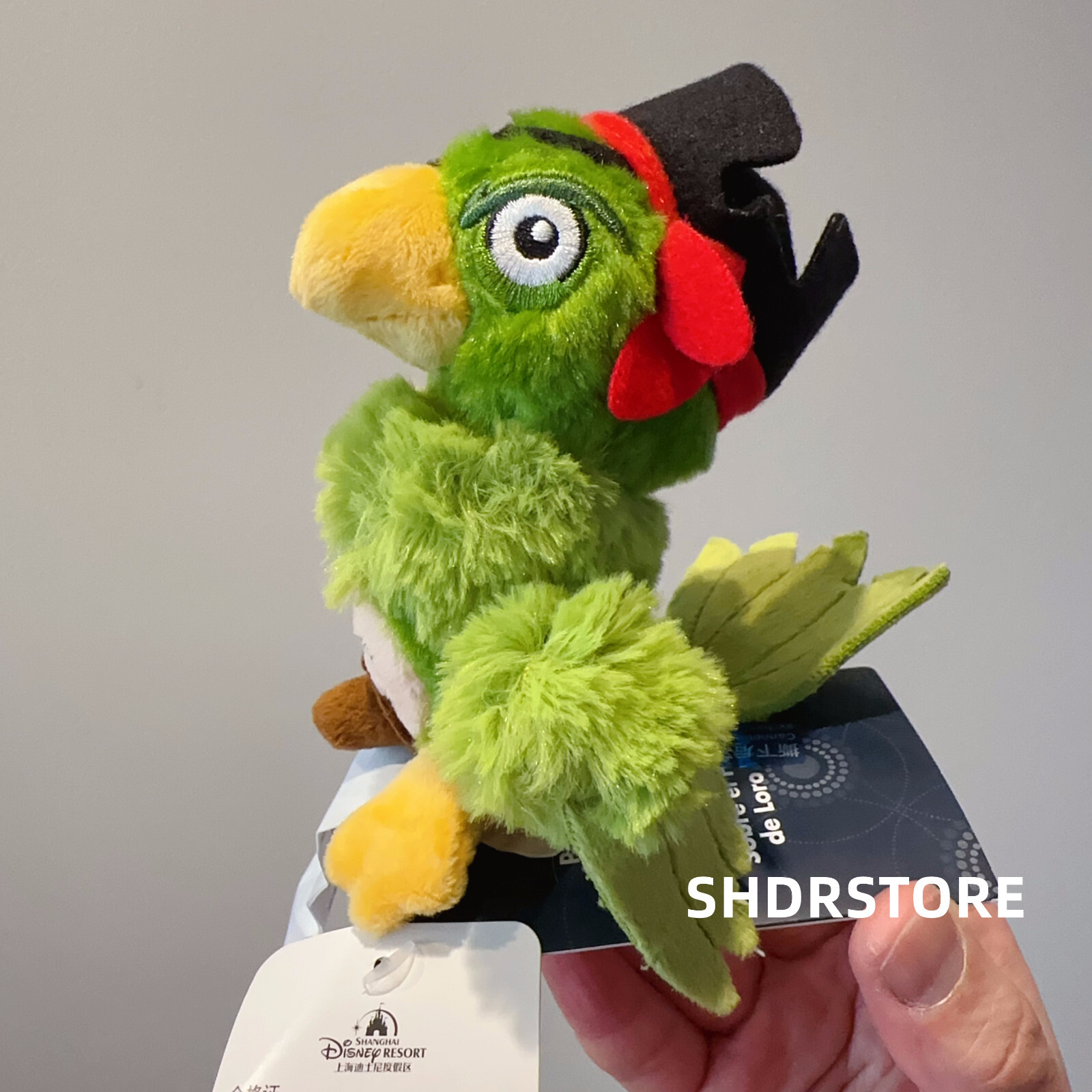 Disney authentic Pirates of the Caribbean parrot shoulder pal plush ...