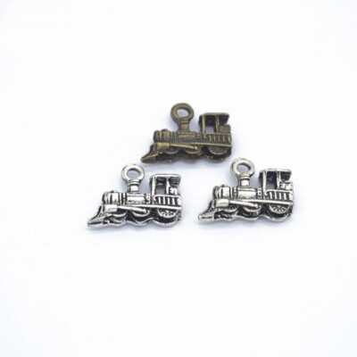 Train Charms DIY Necklace Bracelet Handmade Jewelry Accessories ...