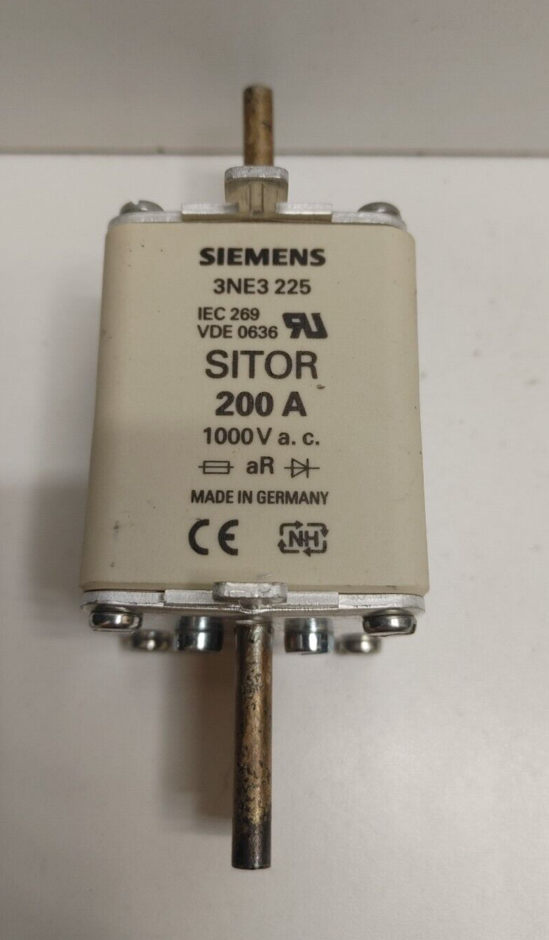 NEW OLD STOCK! SIEMENS 200A 1000V SITOR FUSE LINK 3NE3-225 | eBay