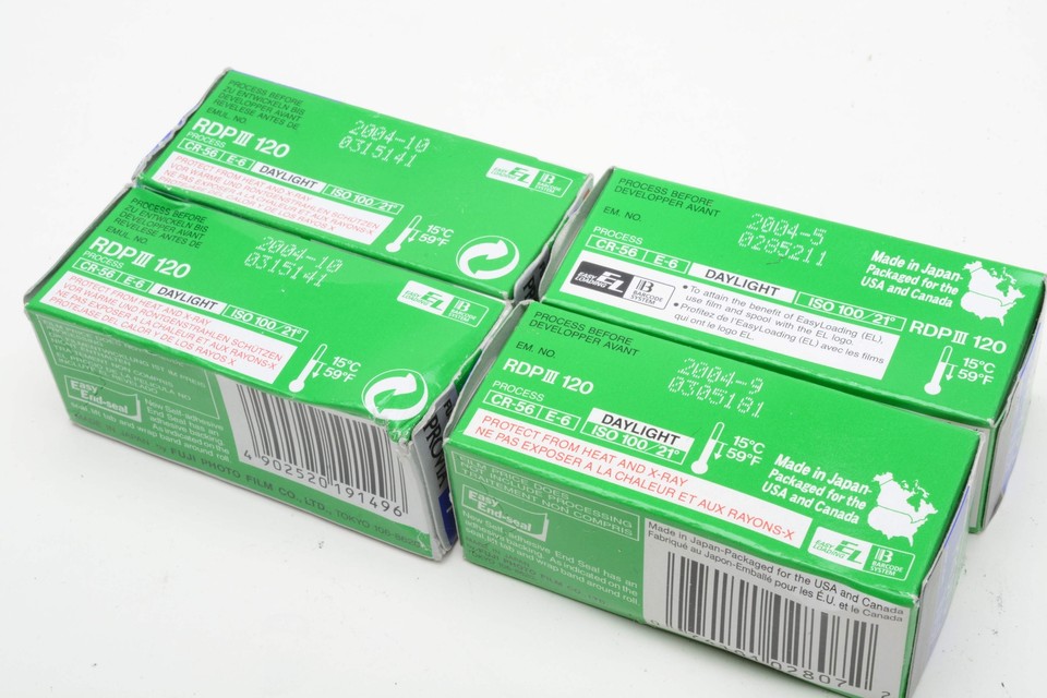 4X Provia 100f RDP III 120 film - Expired 2004 | eBay