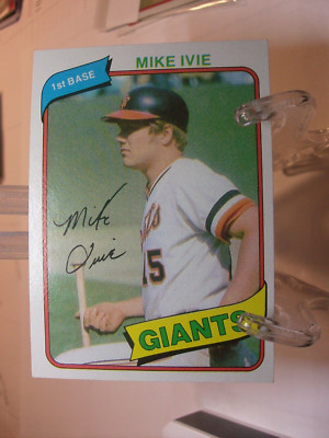 1980 Topps Baseball Card #62 Mike Ivie (94672) | eBay