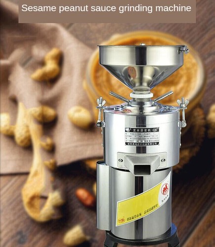 Sesame Peanut Butter Milling Machine Production Juice Stone Grinder ...