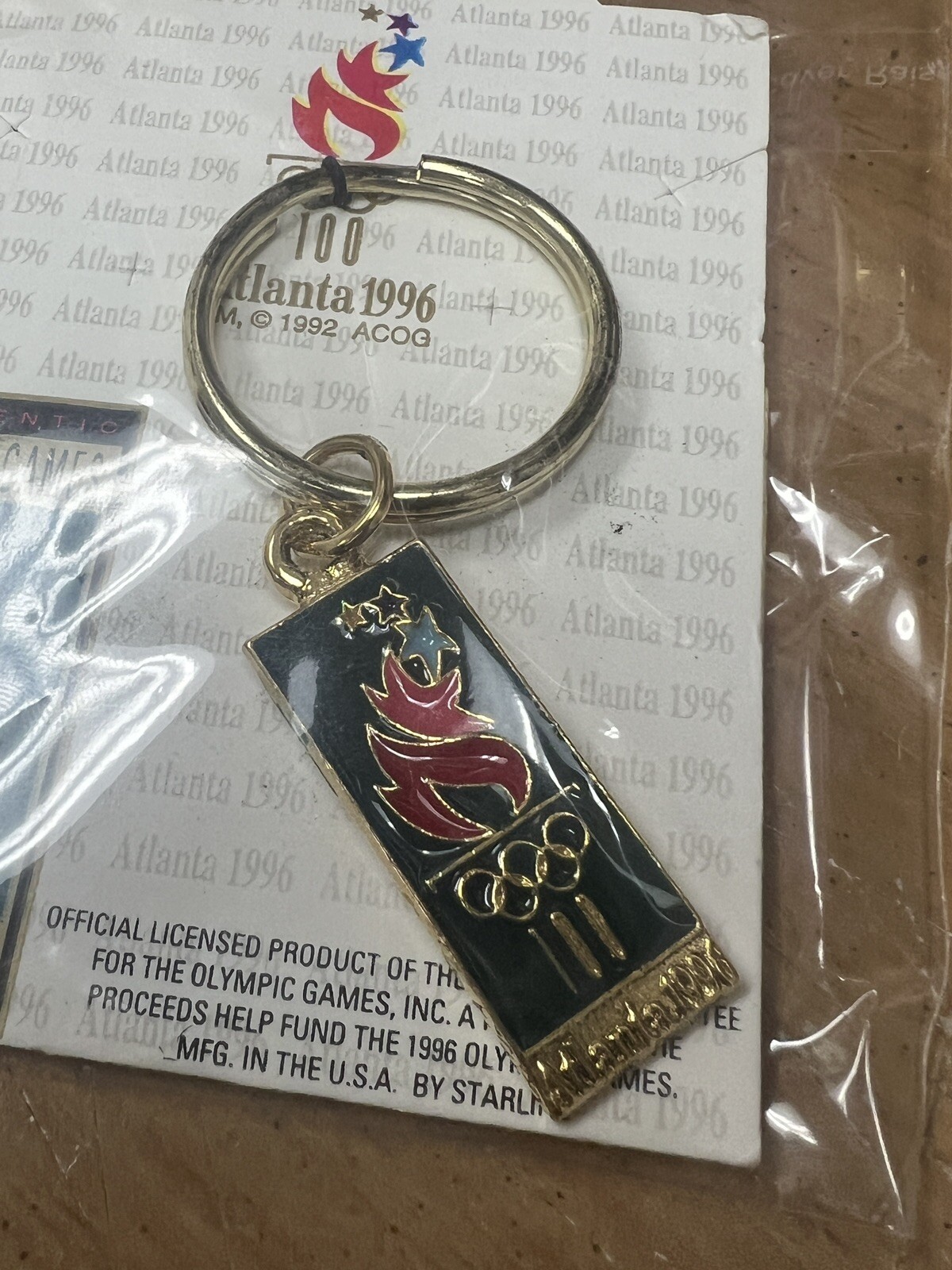 Authentic 1996 Olympic Games ATLANTA Centennial Keychain NEW | eBay