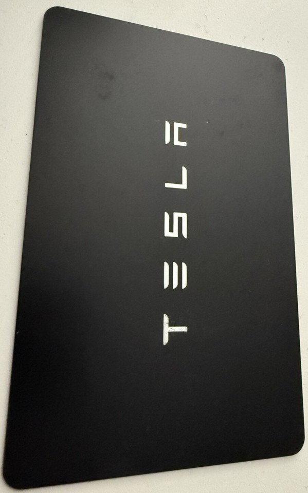 TESLA KEY CARD Model S 3 X Y OEM Mint Condition (Please Read ...