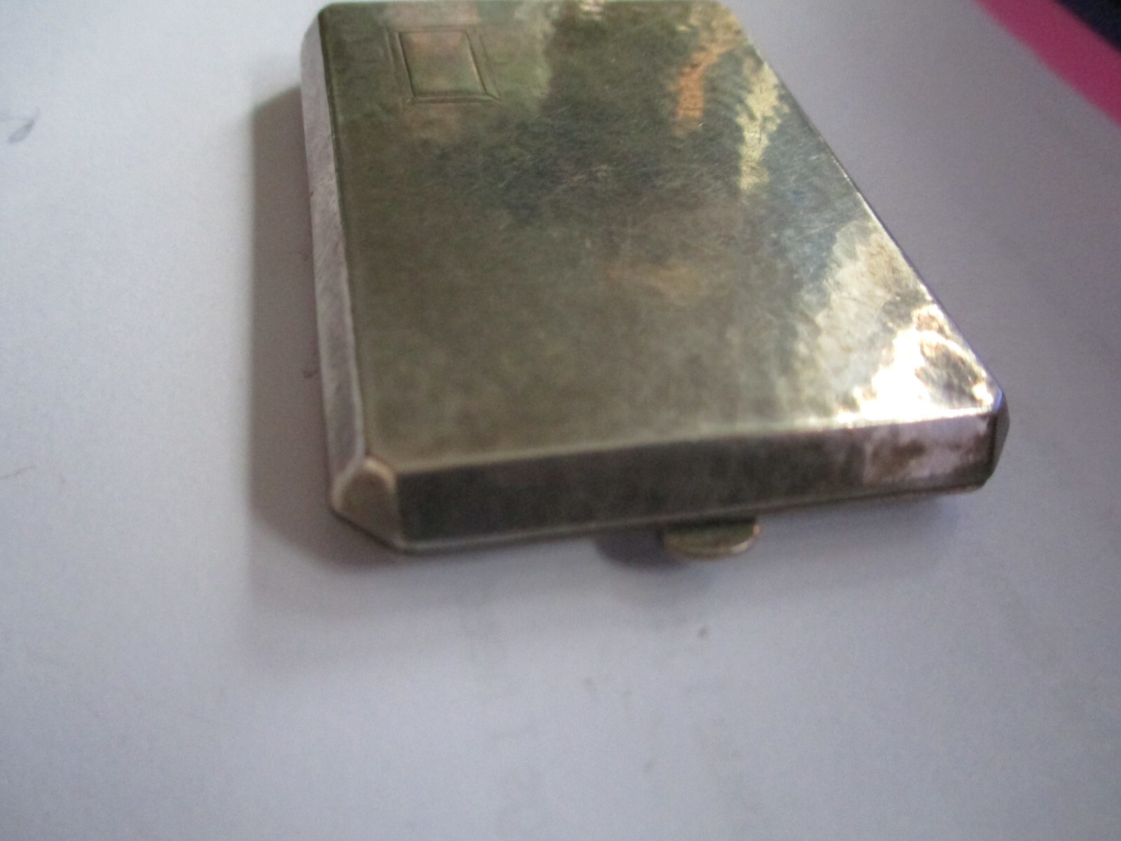 Solid Silver Vesta Match Safe Case K530/1 No Mono Pat Nov 1904 ART MFG ...