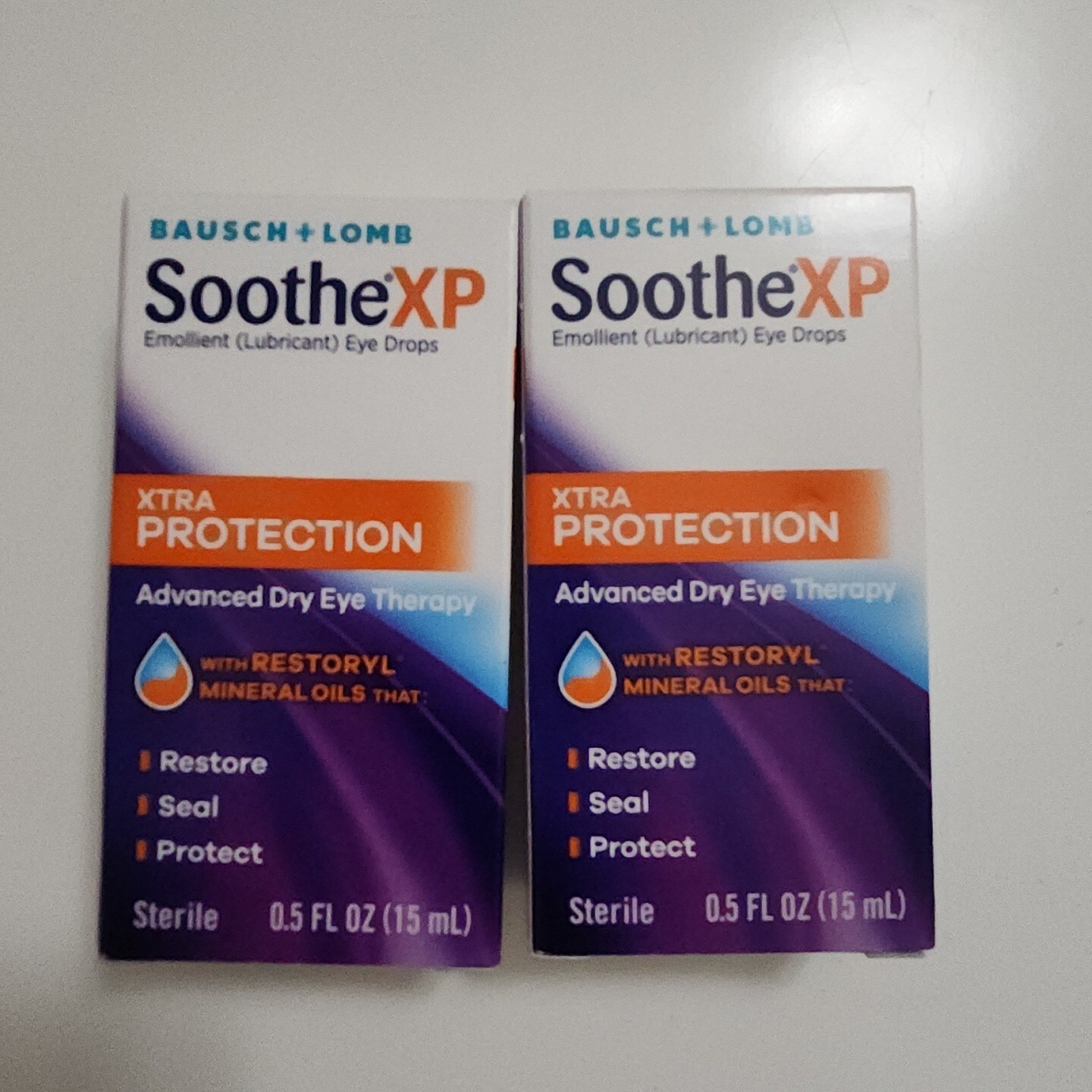 Bausch & Lomb Soothe Xp Lubricating Eye Drops 0.5 Oz X2 Exp v05/2026 ...