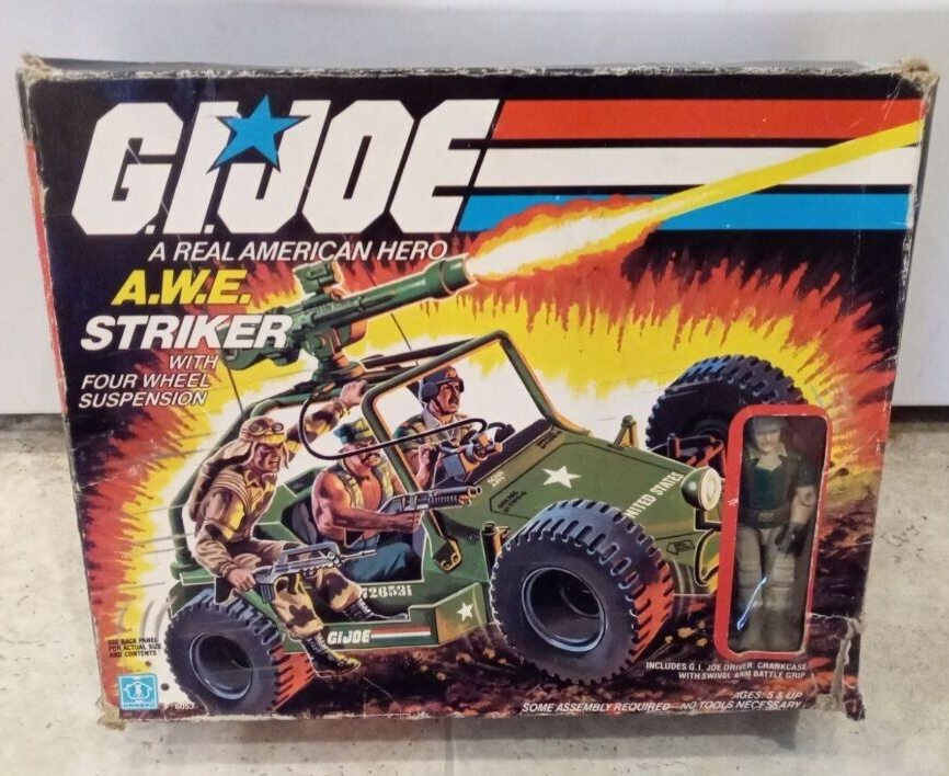 Vintage 1985 GI Joe A.W.E. Striker Complete w/ instructions, inserts ...