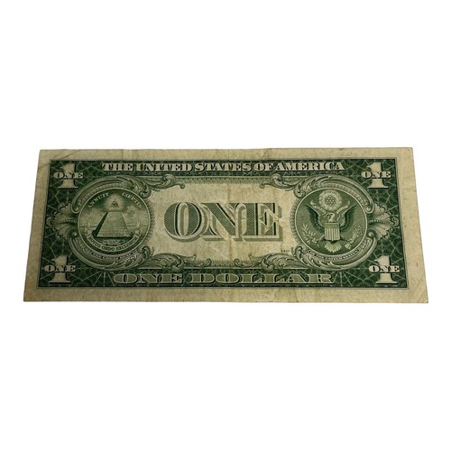1935 F $1 One Dollar Miscut Off-center Error Silver Certificate Note ...