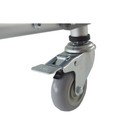 Mobile Shower Chair Elderly Bathroom Aid Stool Adult Potty Wheelchair ...