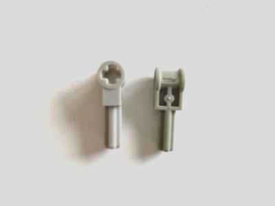 LEGO Technic Parts: 2L Axle Connector w Reverser Handle, #6553, Lt Gray ...