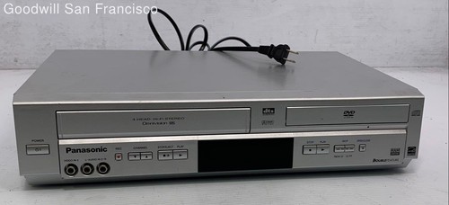 Panasonic PV-D4744S VCR DVD Combo Player VHS Video Cassette Recorder ...