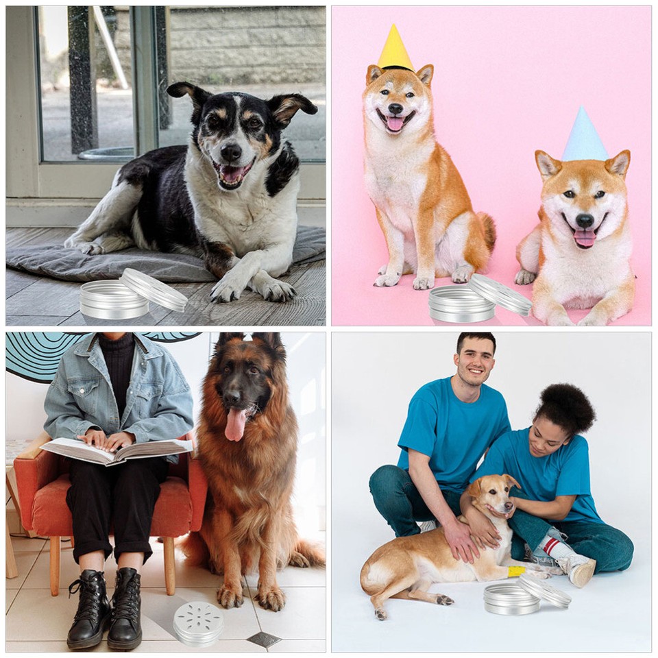2 Pieces Dog Nose Work Tin Containers Training Scent Box Smell Pet | eBay
