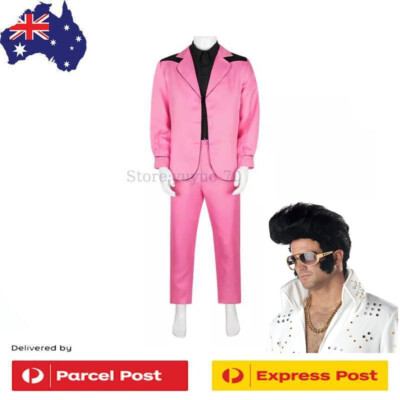 The King Elvis Presley Stage Show Cosplay Full Set Costume Halloween ...
