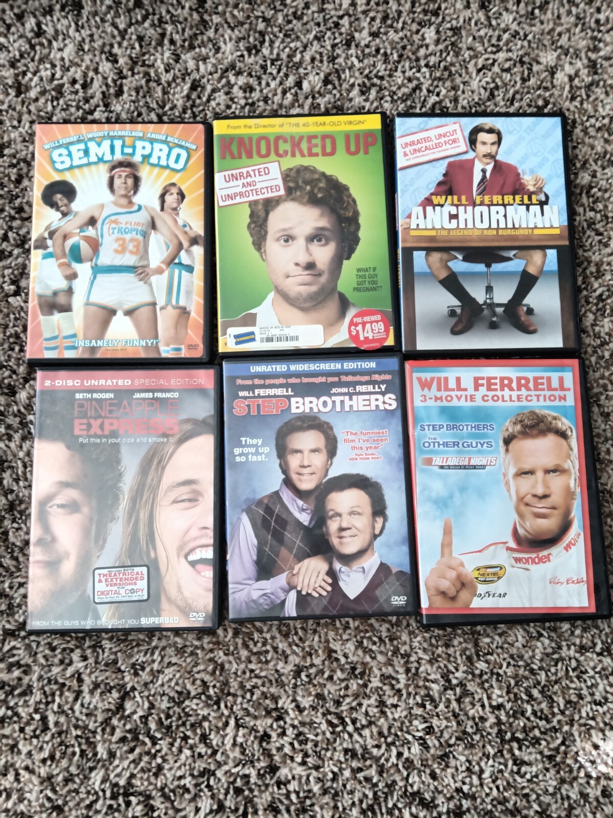 Will Ferrell & Seth Rogen DVD Lot (6) | eBay