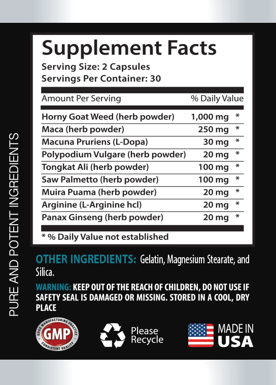 strong aphrodisiac - HORNY GOAT WEED Complex 1560mg - pill - 2 Bottles ...