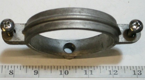 Stainless Steel 2-1/2" Pipe Snug-Hold Threaded-Rod-Mount Clamping ...