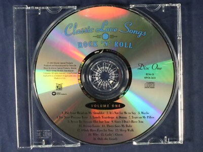 Classic Love Songs of Rock ' n' Roll Disc 1 {CD Disc Only No Tracking ...