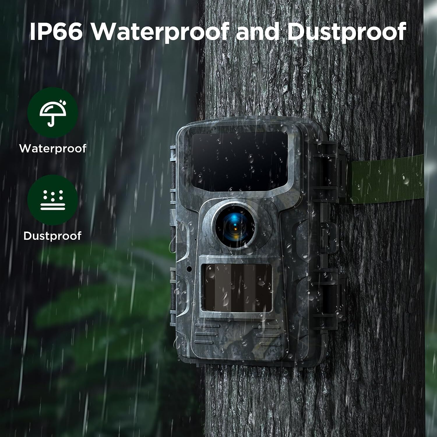 Trail Camera 4K 40MP Hunting Game Camera with 120°Wide Angle 0.1s ...