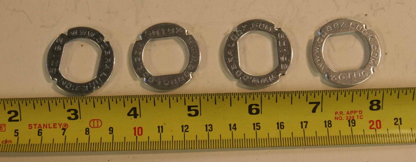 Cam lock spur washer anchors - qty. of 4 for 1 price - New | eBay