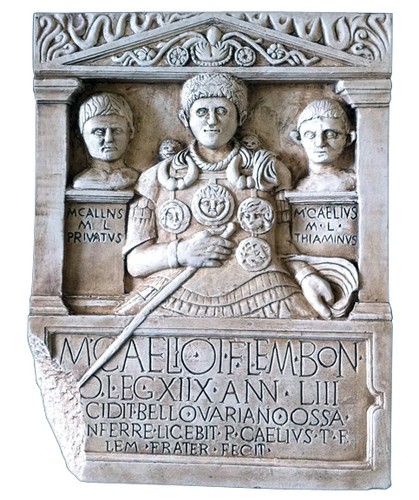 Roman Centurion Tombstone Relief Frieze Sculpture Replica Reproduction ...