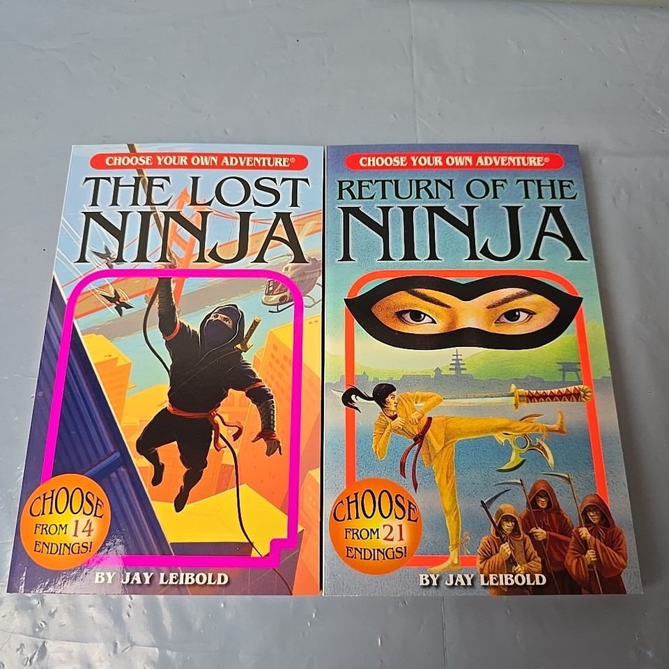 Choose Your Own Adventure CYOA The Lost Ninja & Return of the Ninja Jay Leibold 9781937133344| eBay