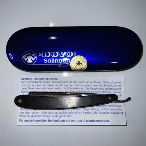 Dovo Solingen Dark wood Straight Razor 5/8 Hallow Ground Art Of Shaving ...