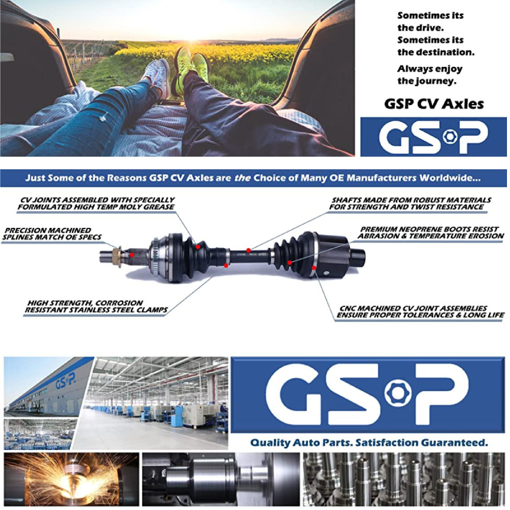 Front Left Right Fits 07-15 Ford Edge Lincoln MKX FWD 2x CV Axle Shaft ...