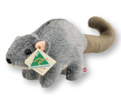 AUSTRALIAN MADE Possum soft plush toy stuffed animal 10"/25cm Body ...
