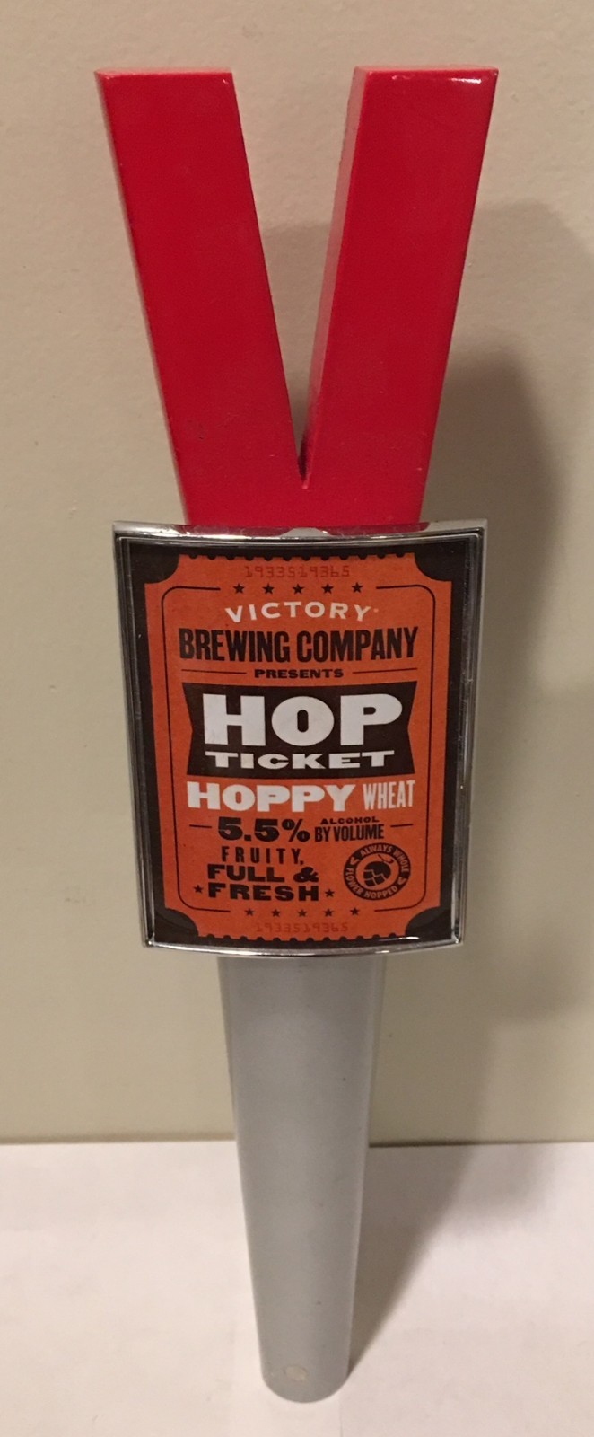 Victory Brewing Company Hop Ticket Hoppy Wheat Beer Tap Handle | eBay