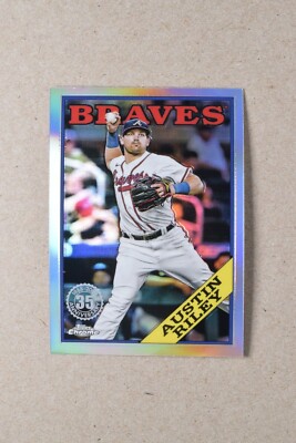 AUSTIN RILEY #88BC-3 - 2023 Topps Chrome - 1988 Topps Baseball Silver ...